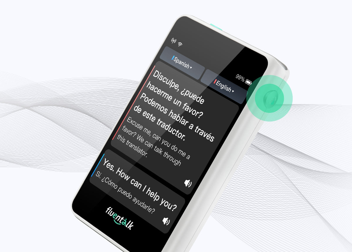 Fluentalk T1 Mini Handheld Translator Device